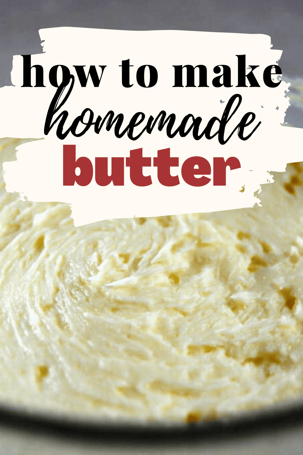 Homemade Butter ~ In the Blender! - Little House Living