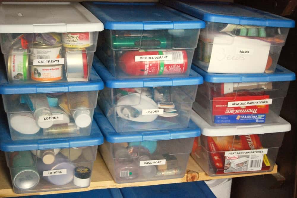 Organization 101 ~ Totes - Little House Living
