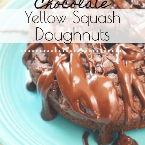 Yellow Squash Chocolate Doughnut Recipe - Little House Living