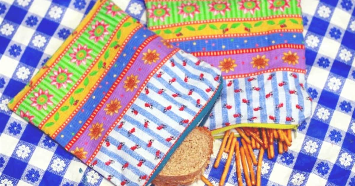 Homemade Sandwich Bags Sewing Tutorial - Little House Living