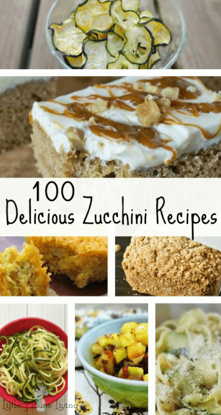 100 Delicious Zucchini Recipes - Little House Living