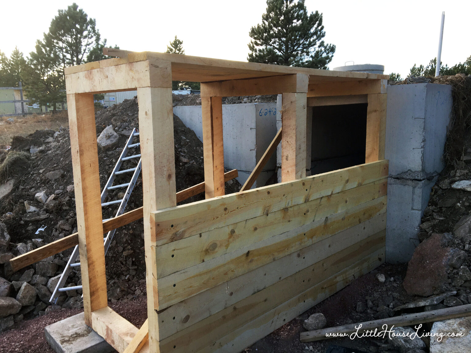 Building Our Root Cellar - Underground Root Cellar Tour