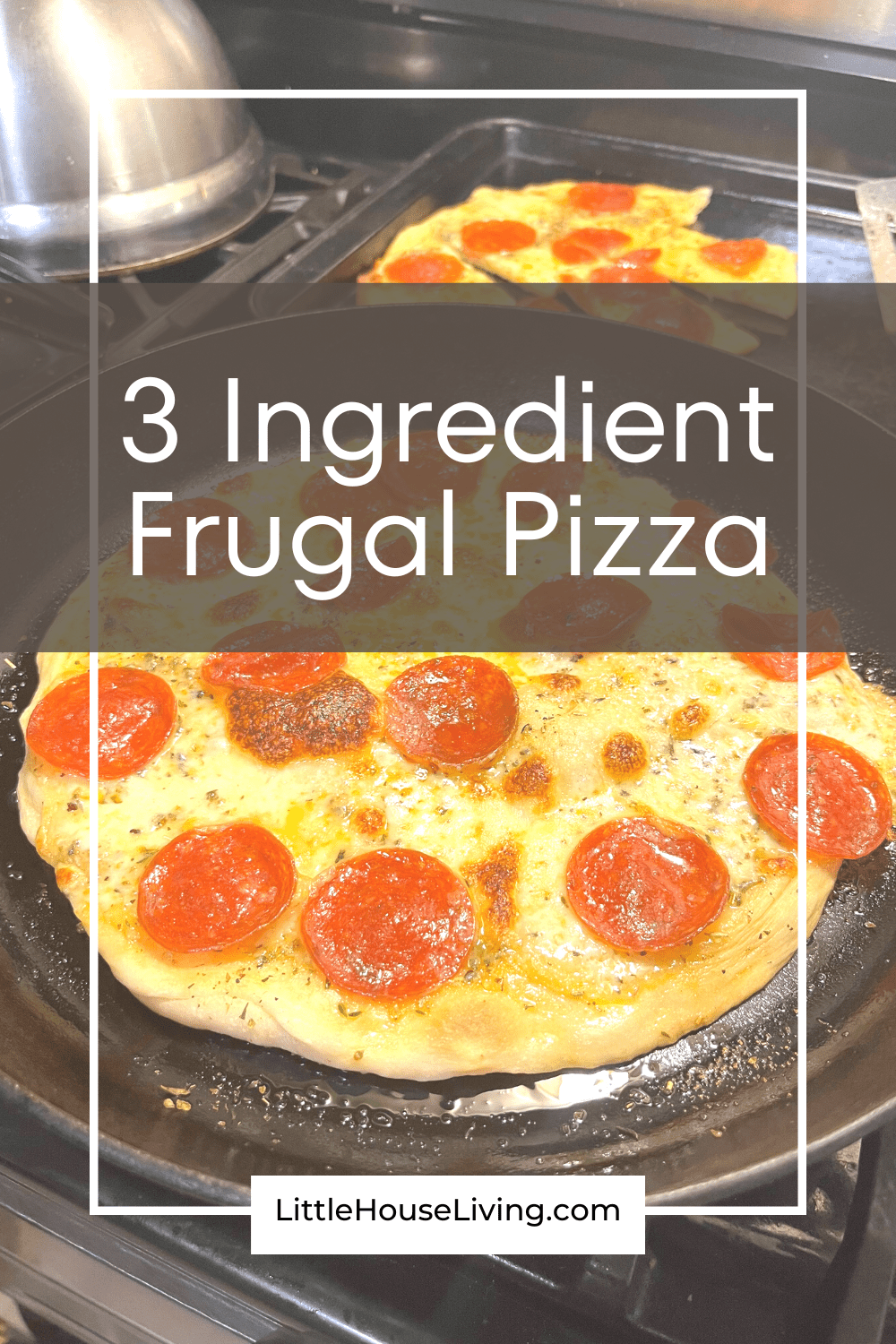 3 Ingredient Pizza Dough Recipe - Frugal Pizza for the Family