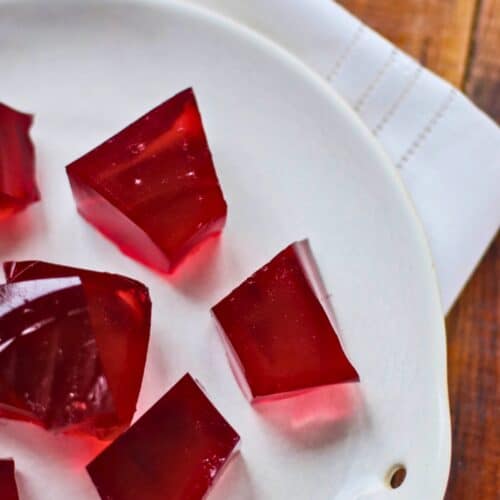 2 Ingredient Easy Fruit Juice Gelatin (No Sugar) - Little House Living