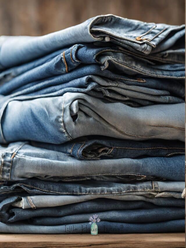 What To Do With Old Jeans - Little House Living