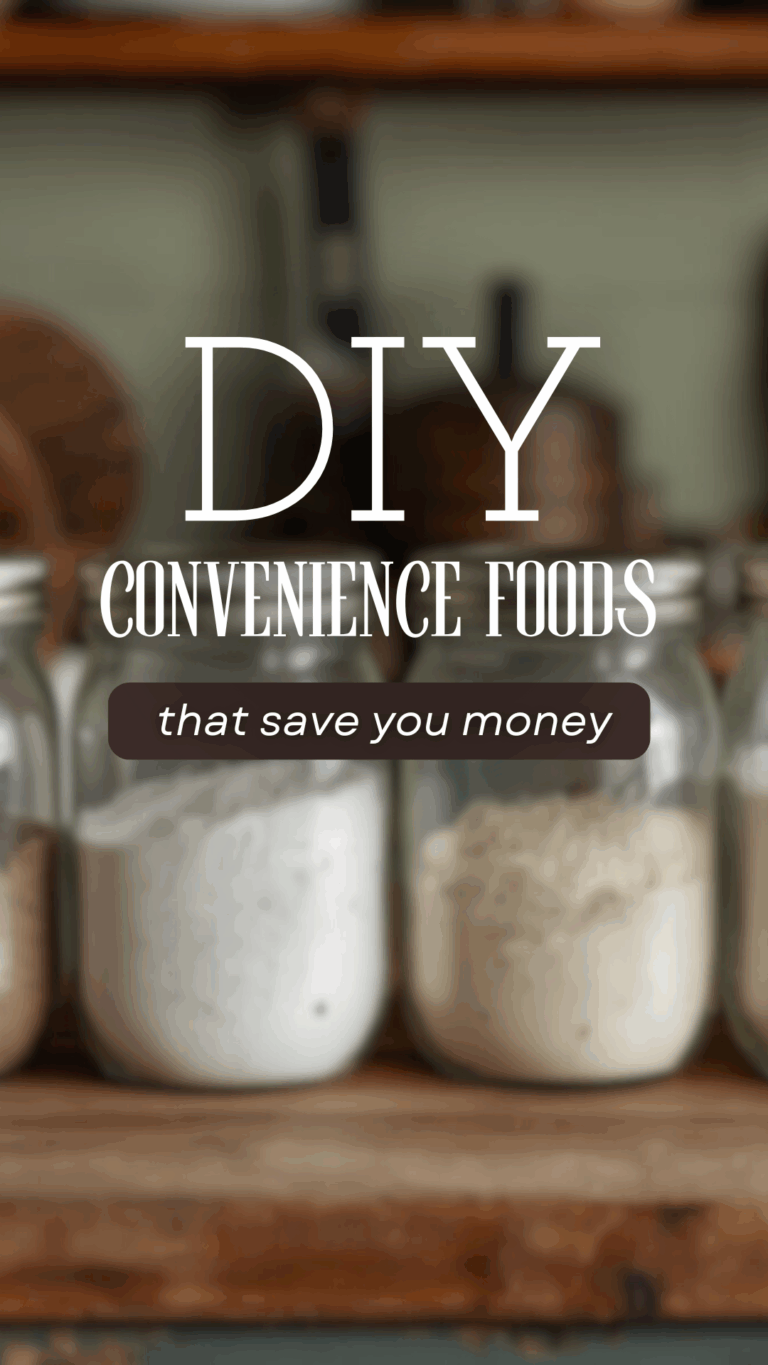 DIY Convenience Foods That Save Money - Little House Living