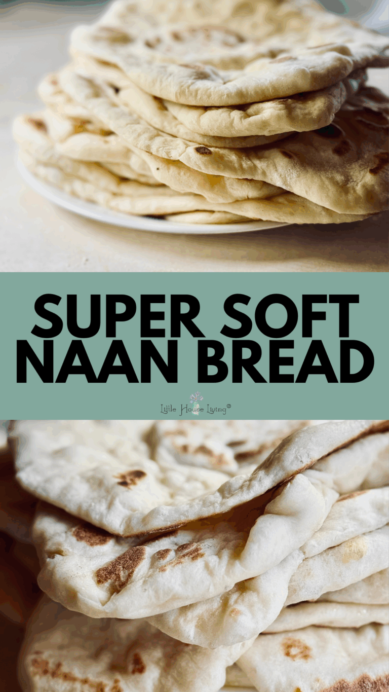 Homemade Soft Naan Bread - Little House Living